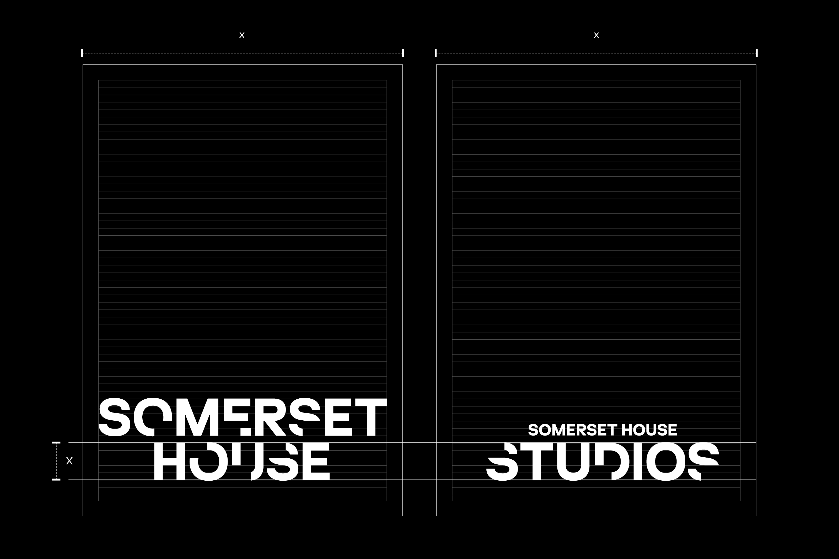 Somerset House - Visual Identity - brand identity, guideline and assets.