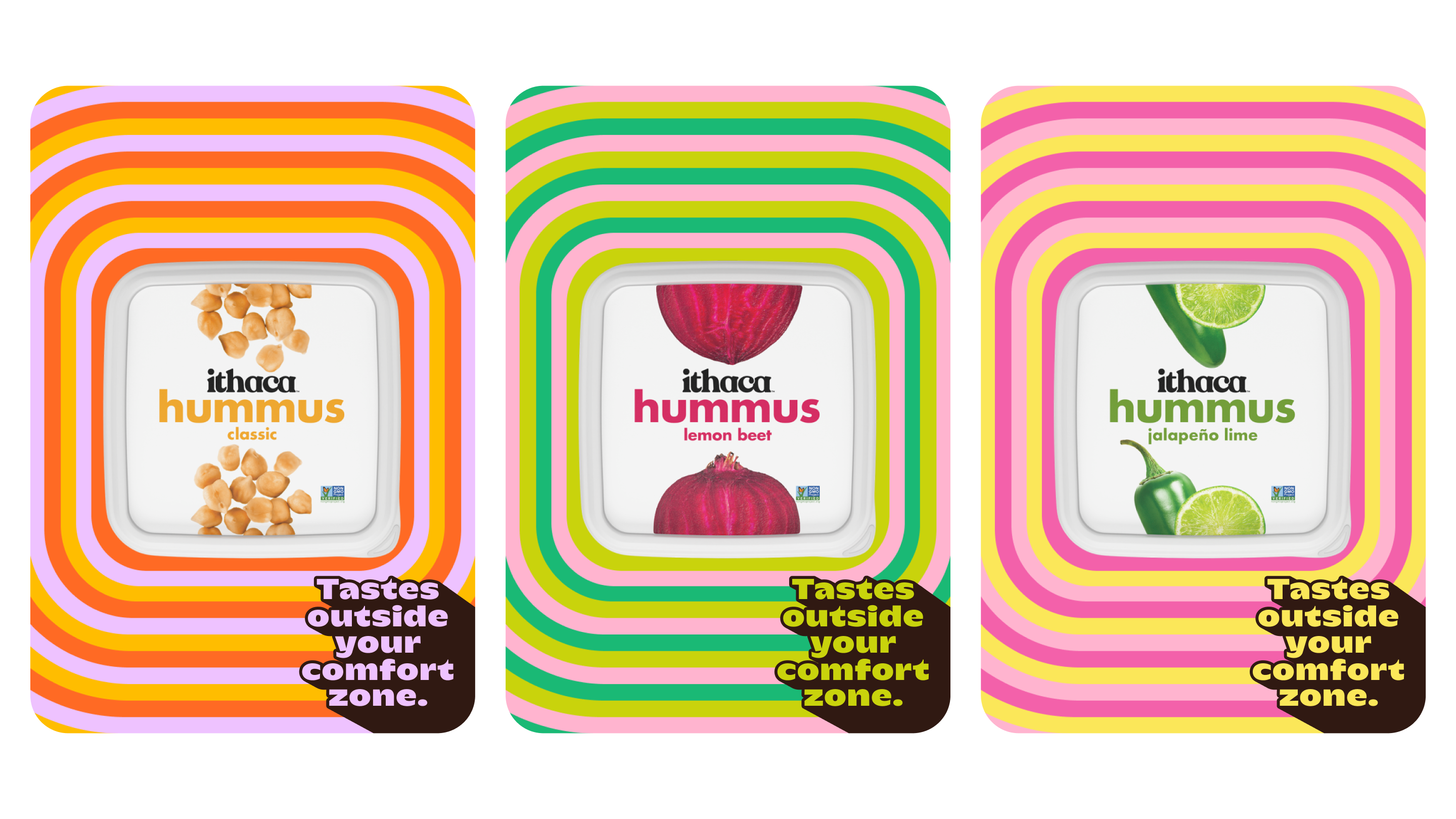 Ithaca Hummus - brand identity, guideline and assets.