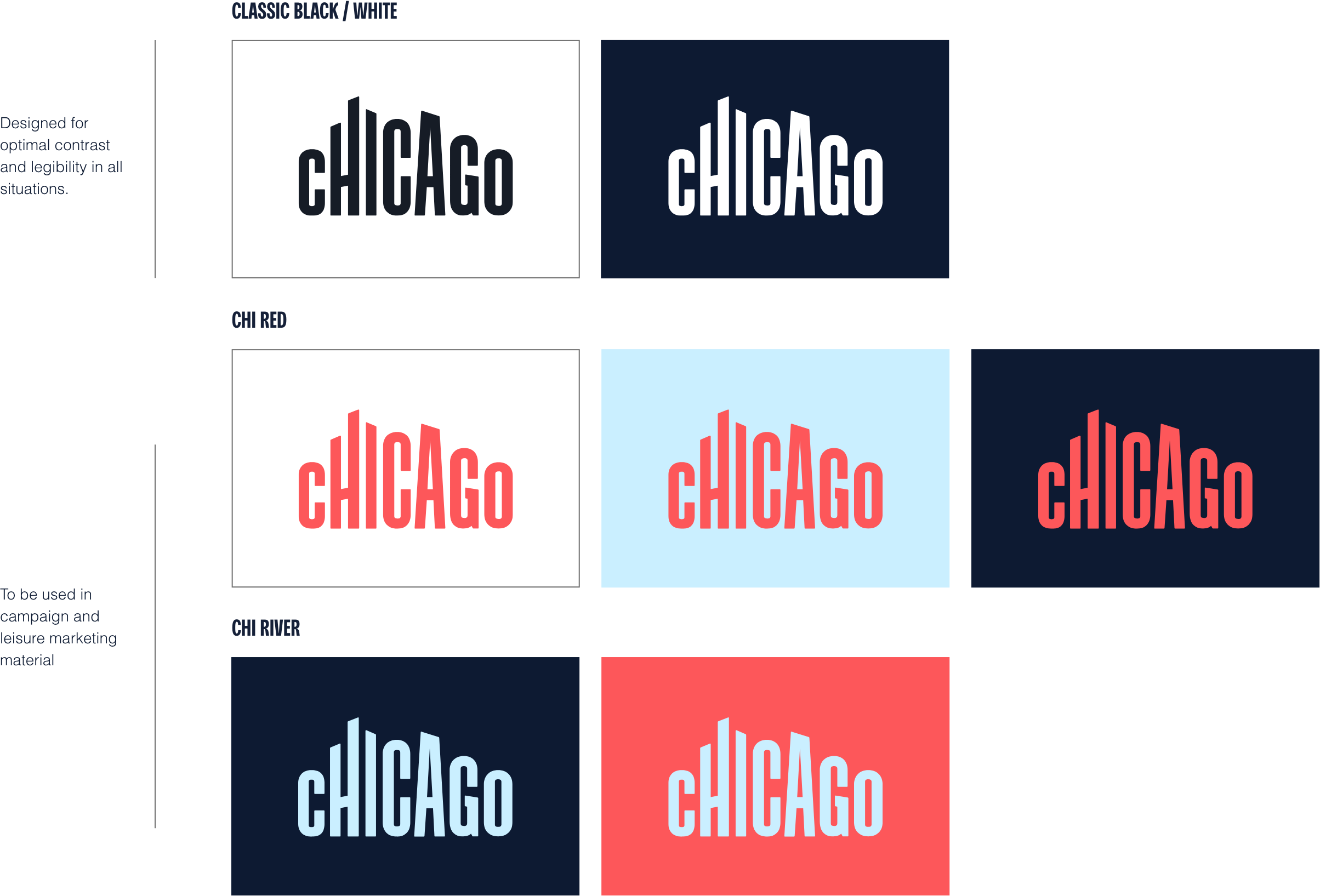 Choose Chicago's brand guidelines