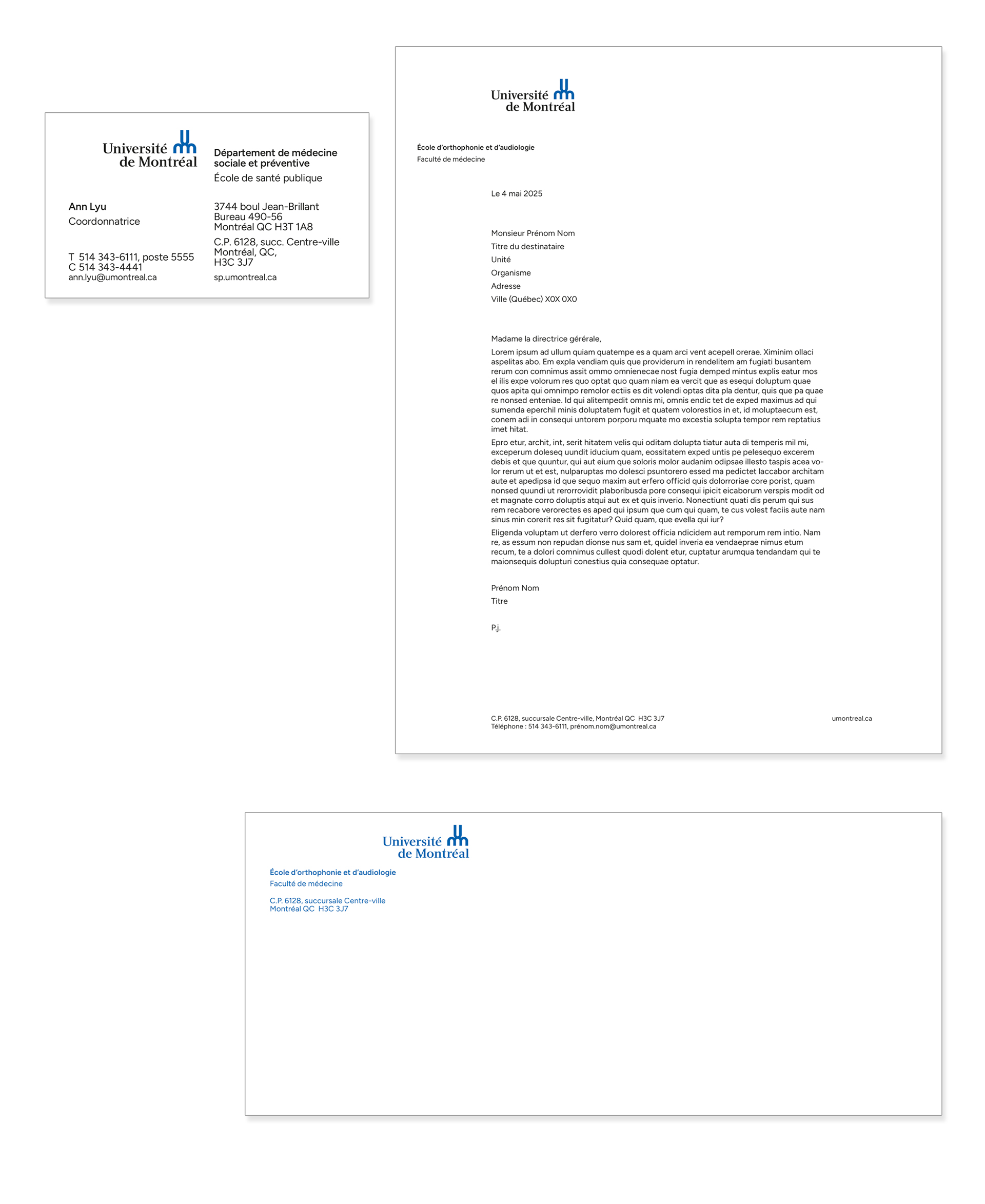 umontreal.ca - brand identity, guideline and assets.