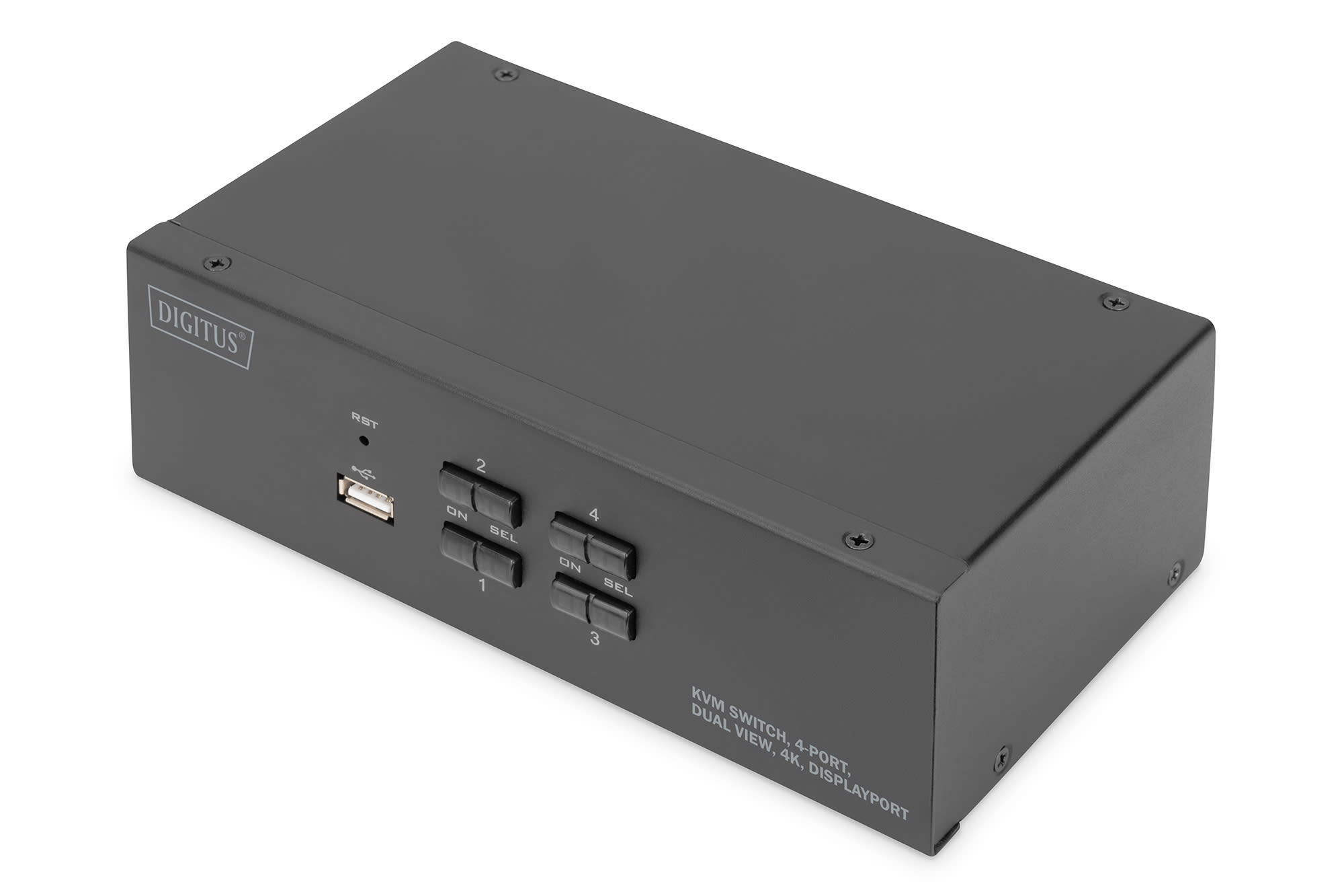 KVM Switch, 4 Port, Dual Display, 4K, DisplayPort® | Bredengen
