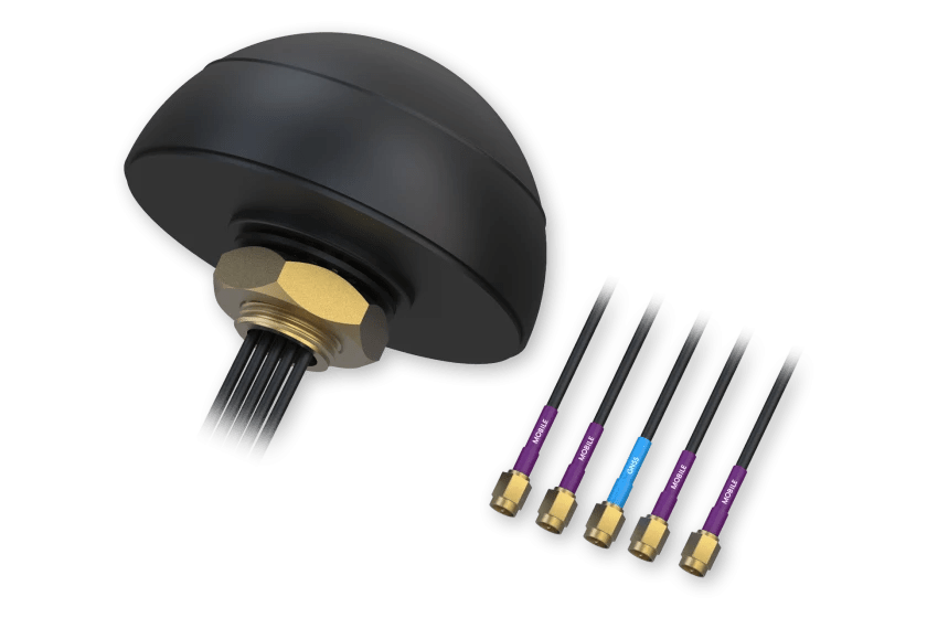 COMBO QUAD MOBILE/GNSS roof SMA antenna | Bredengen
