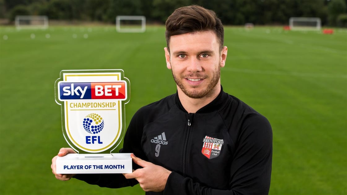 Scott Hogan picks up Sky Bet Championship Player of the Month award ...