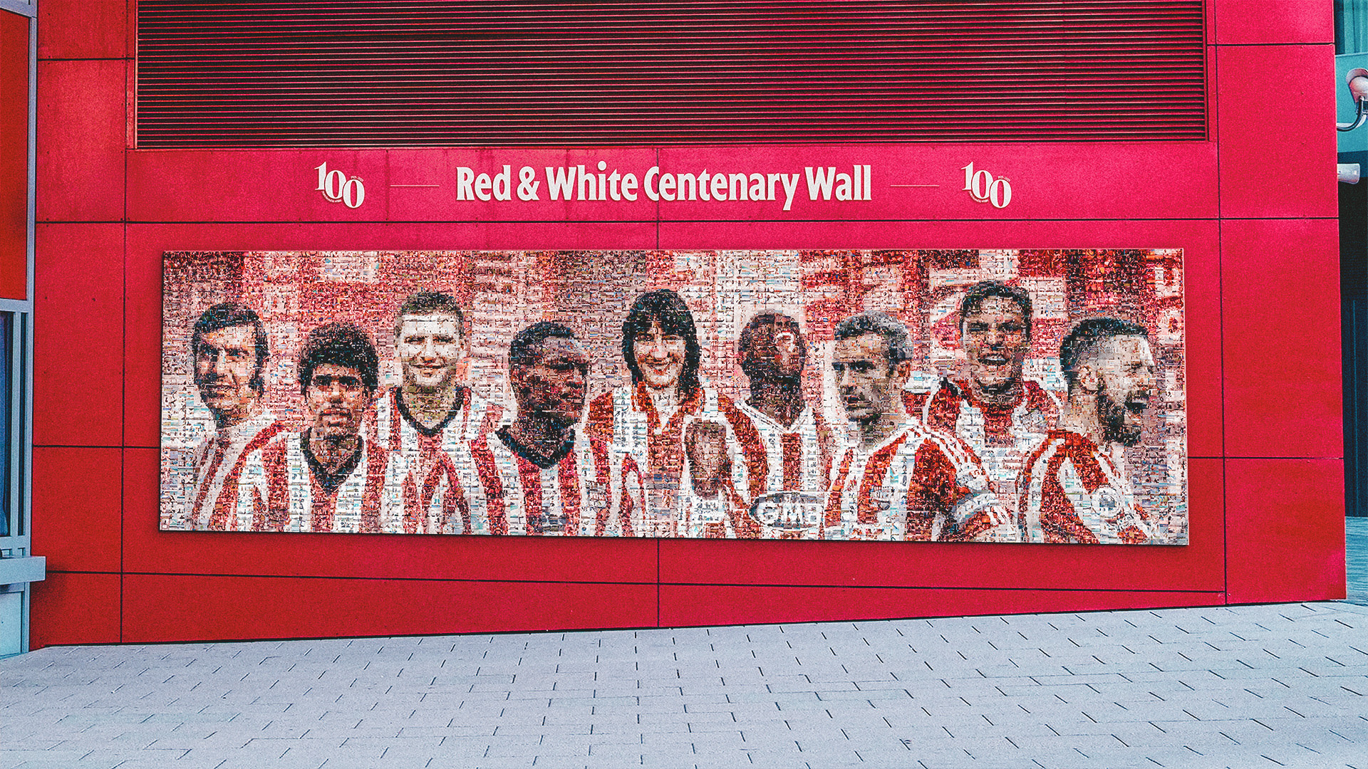 Brentford FC Red & White Centenary Wall | Submit Your Photo Today ...