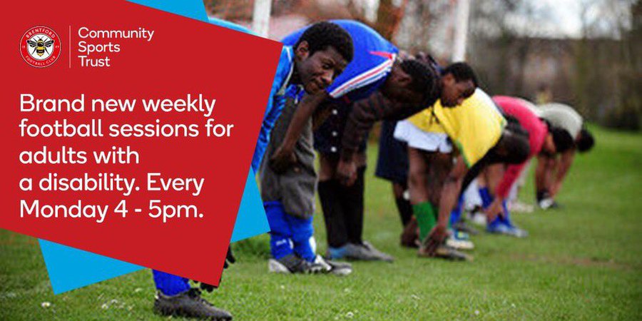 Brand new free football sessions for adults with a disability ...
