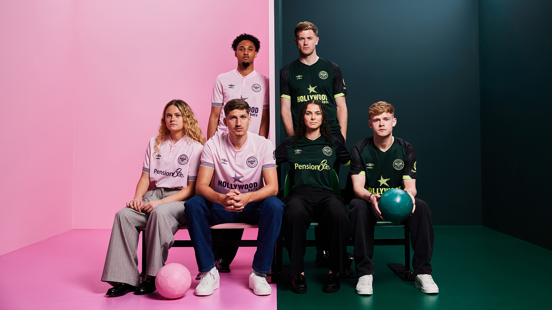All pink? All green? All Brentford: Club unveils 2024/25 away and third ...