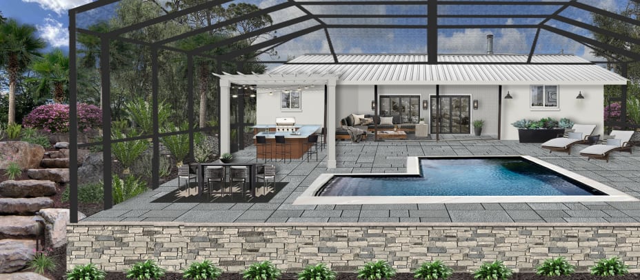 Pool Lanai Design Ideas Swimming Pool Welcomes All That Glitters