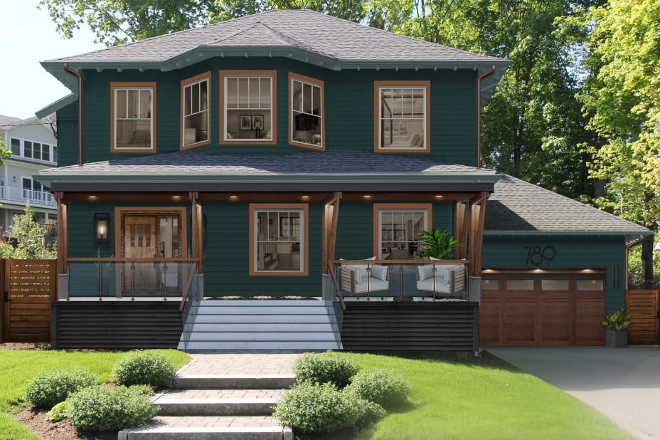 Green exterior house colors store