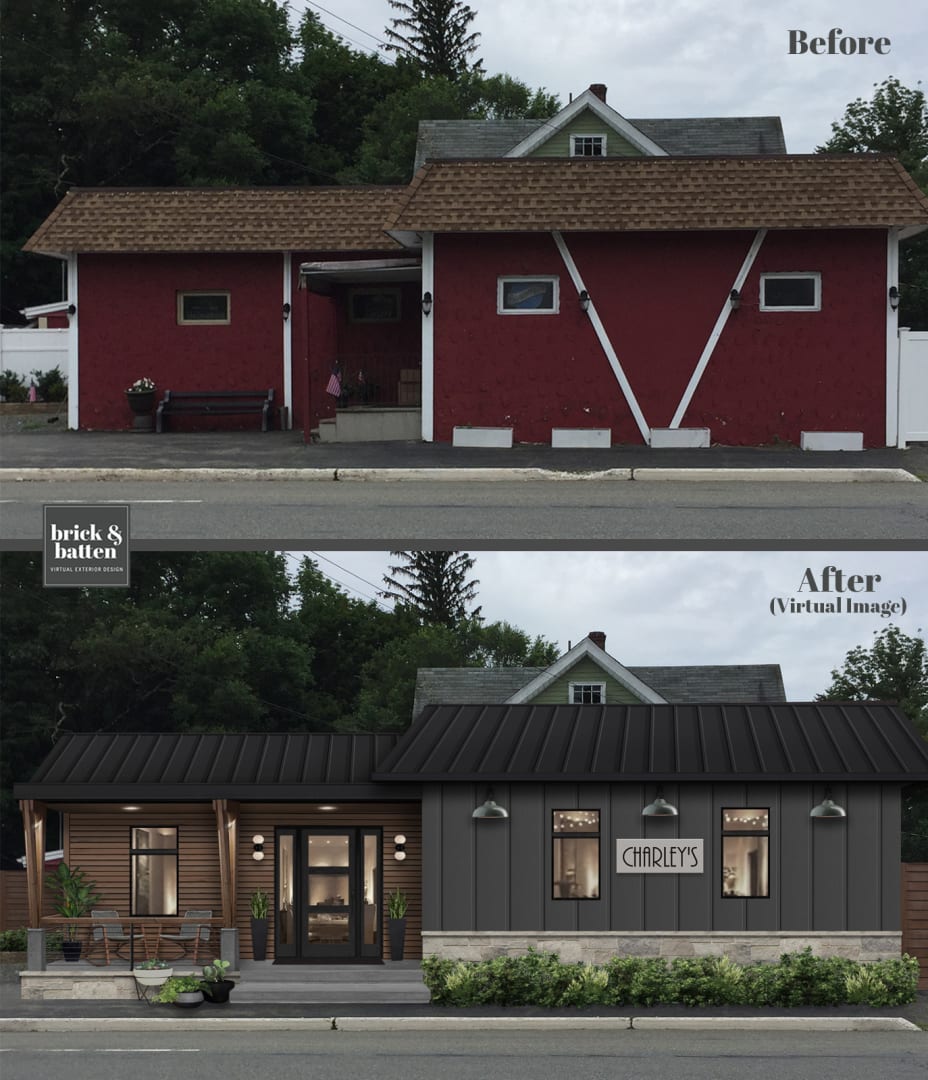 Simple Restaurant Exterior Design
