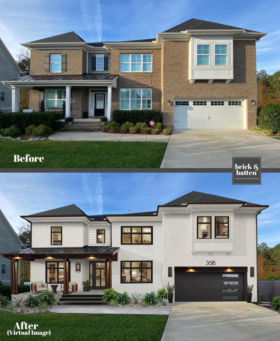 Before After Painted