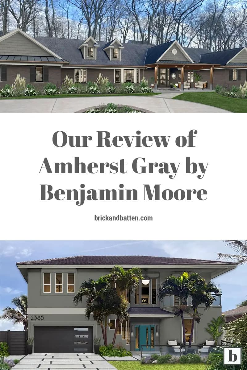 Our Review of Amherst Gray by Benjamin Moore - brick&batten