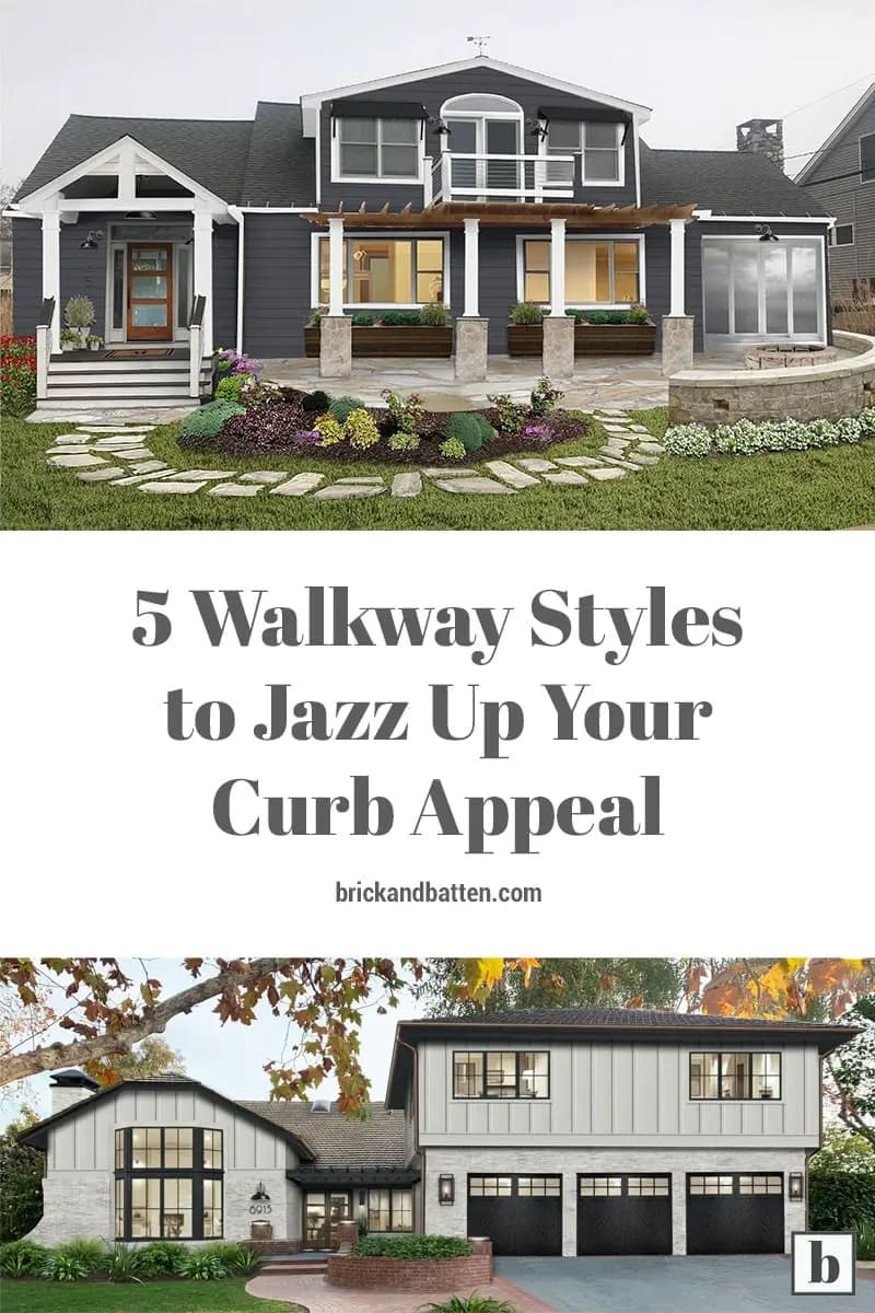 5 Walkway Styles to Jazz Up Your Curb Appeal | Blog | brick&batten