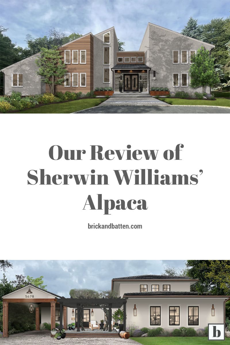 Our Review of Sherwin Williams’ Alpaca - brick&batten