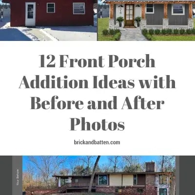 12 Front Porch Addition Ideas with Photos | brick&batten