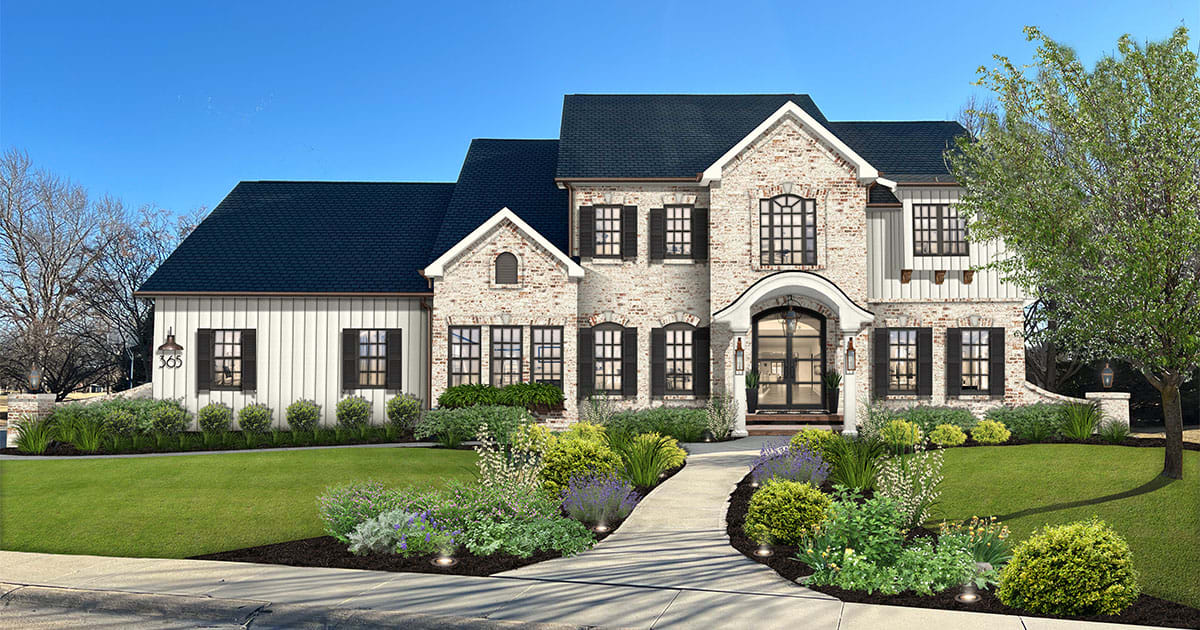 8 German Smear Brick Homes for Inspiration - brick&batten