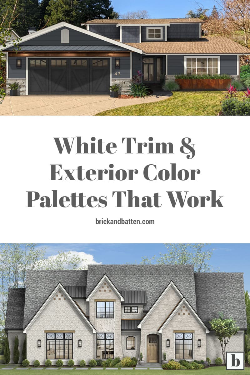 Colors For Siding White Trim