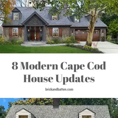 8 Modern Cape Cod House Updates - brick&batten
