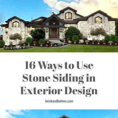 16 Ways to Use Stone Siding in Exterior Design - brick&batten