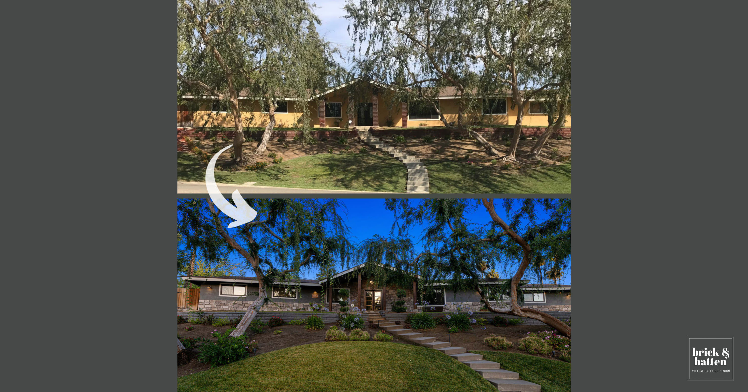 Rambler House in California Updated for Resale - brick&batten