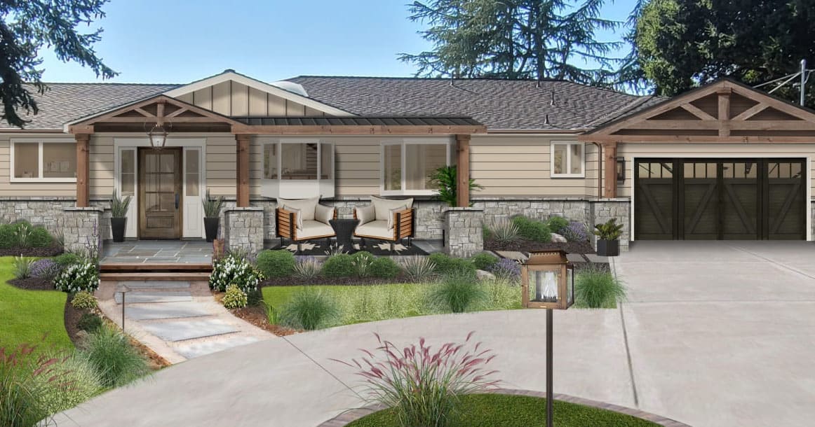 9 Tan House Color Schemes - brick&batten