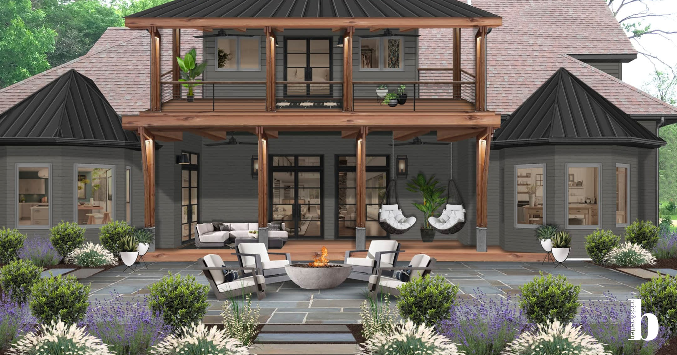 12 Backyard Ideas to Modernize Your Outdoor Space | brick&batten