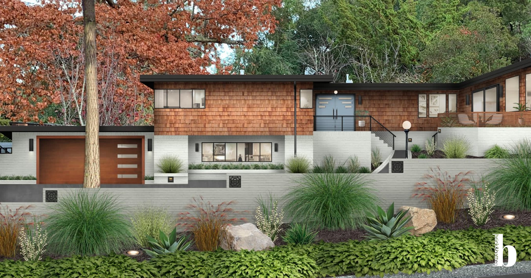 Our Favorite Blue Front Door Colors & Designs - brick&batten