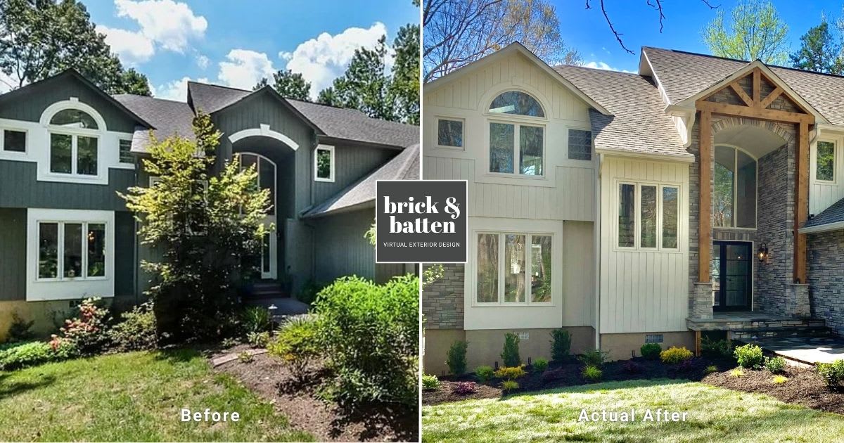 Contemporary House Design in North Carolina - brick&batten