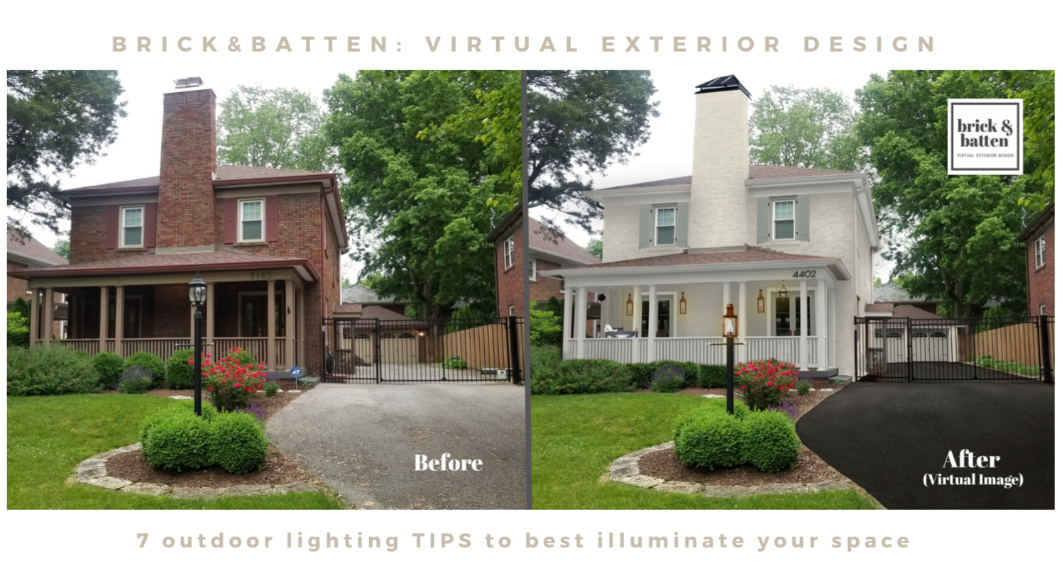 7 Outdoor Lighting Tips to Best Illuminate Your Space | Blog | brick&batten