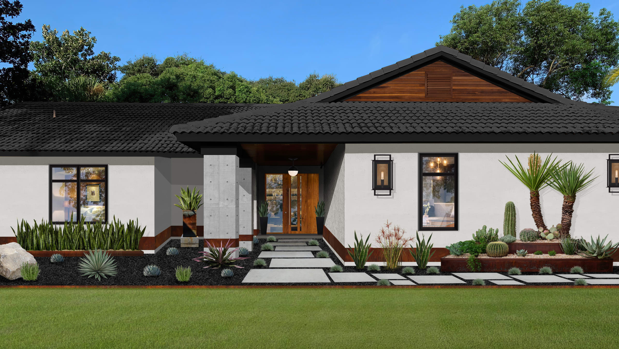 7 On-Trend Modern House Colors & Schemes with Photos - brick&batten