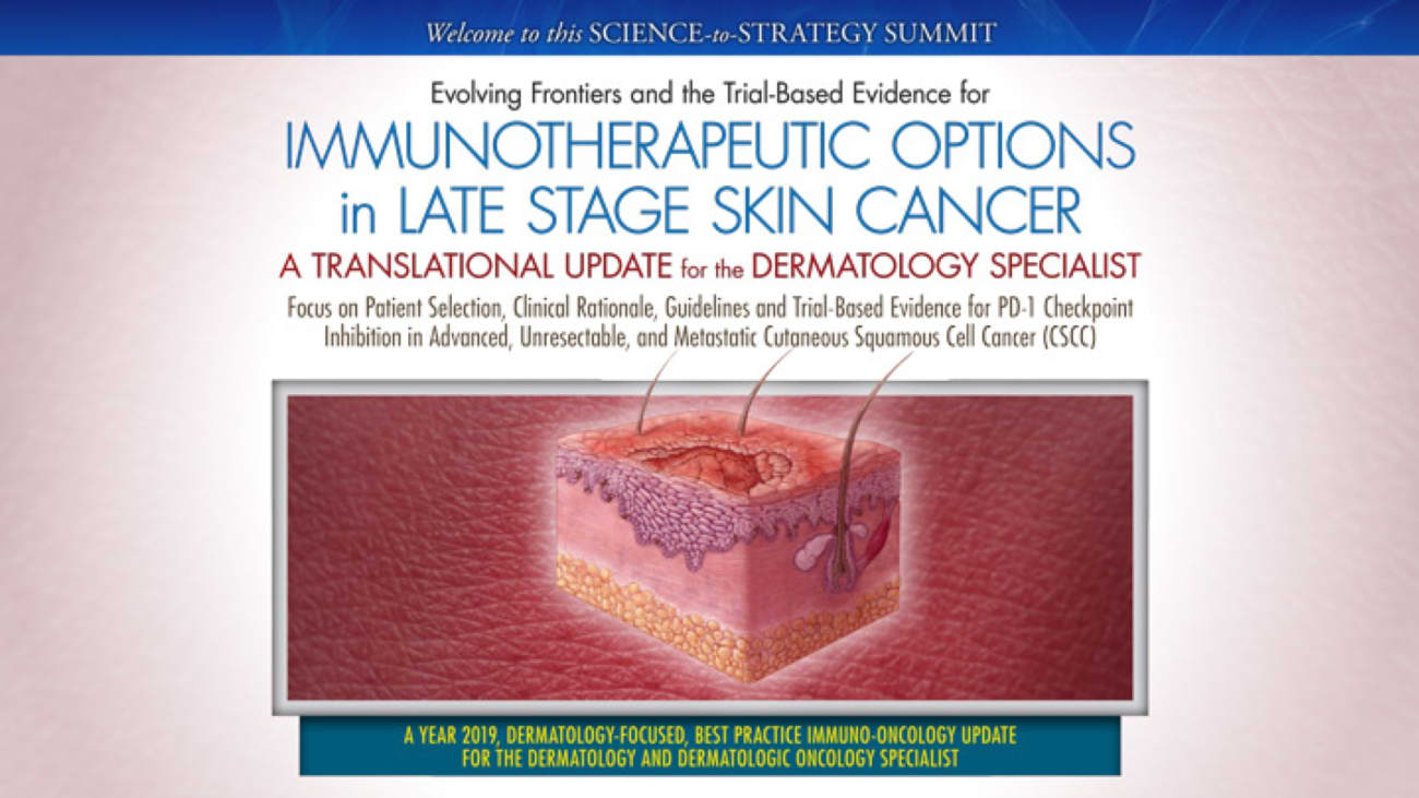 Immunotherapy in Advanced and Metastatic Cutaneous Squamous Cell ...