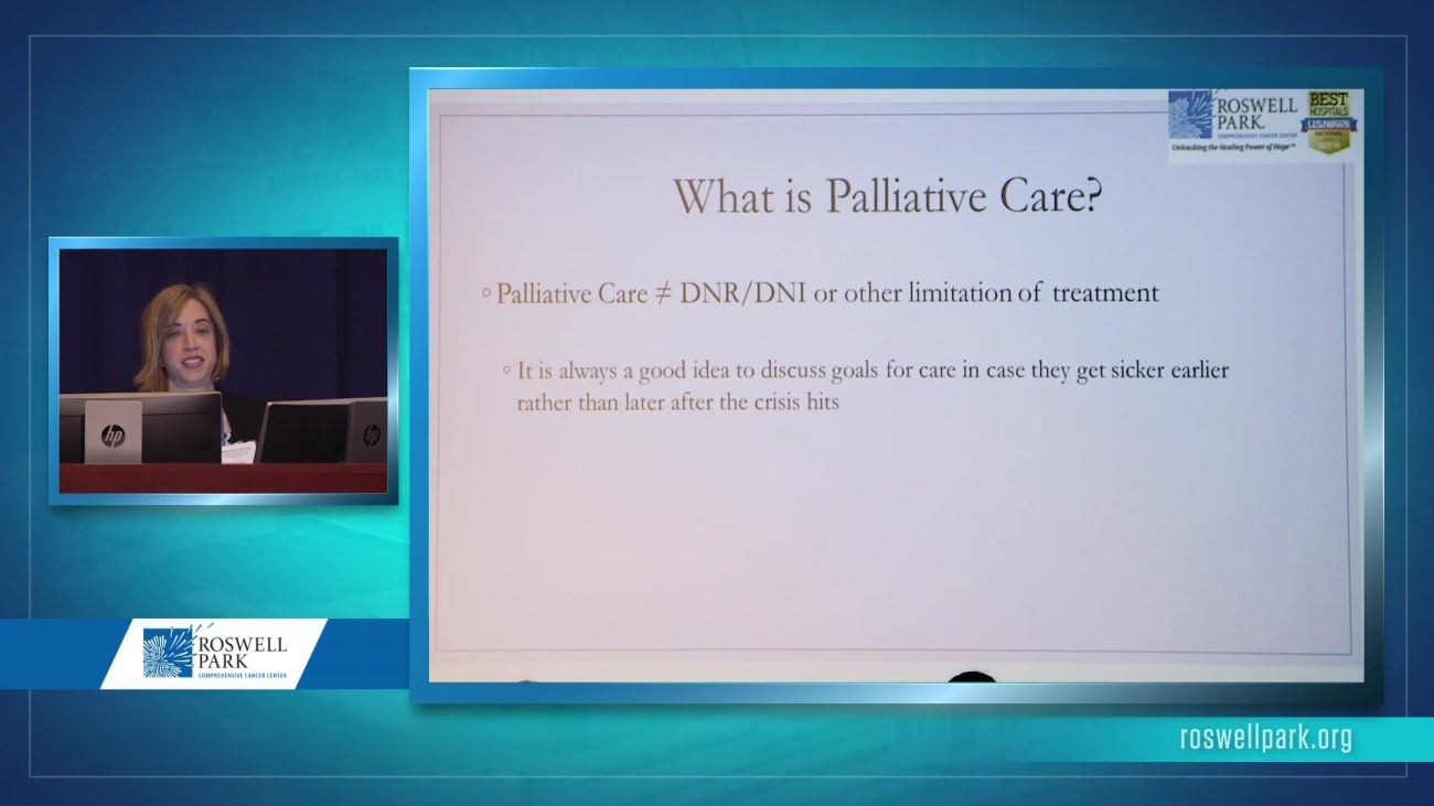 Palliative Care for Pancreatic Cancer - Roswell Park Comprehensive ...