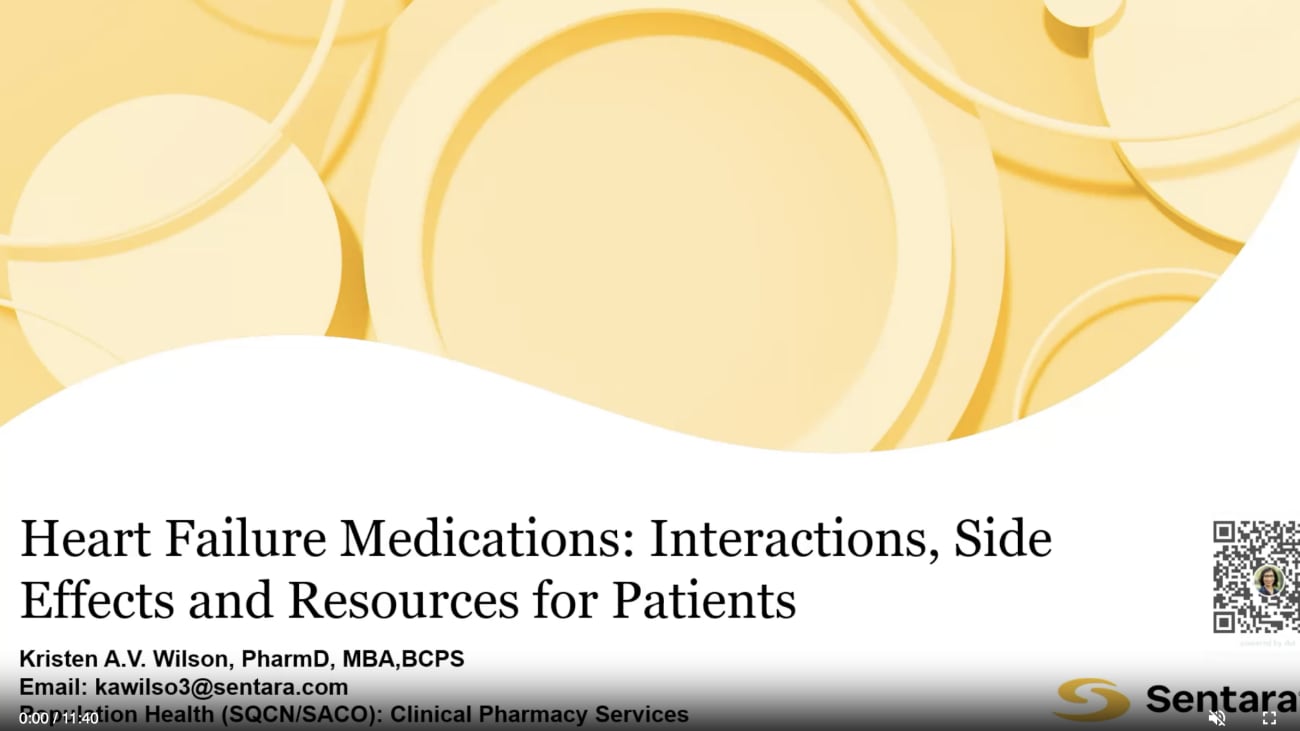Heart Failure Medications: Interactions, Side Effects & Resources for ...