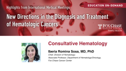New Directions in the Diagnosis and Treatment of Hematologic Cancers ...