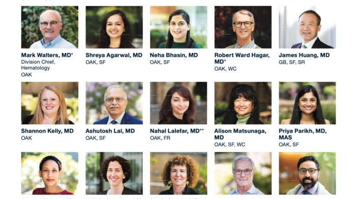 Pediatric Hematology Team Card - UCSF Pediatrics