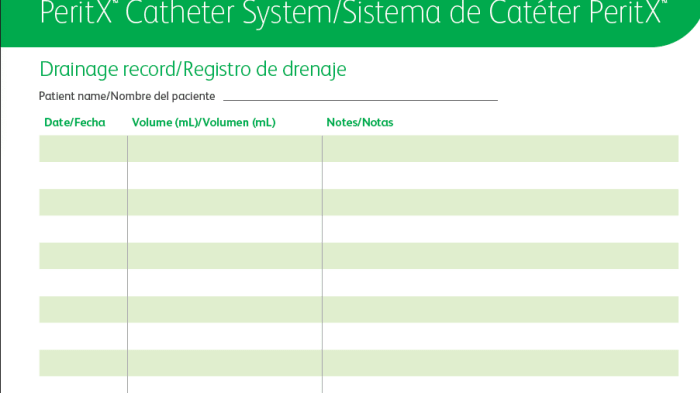 PeritX™ Peritoneal Catheter System and PleurX™ Pleural Catheter System ...
