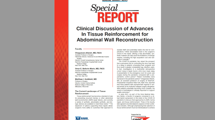 General Surgery News Special Report: Clinical Discussion of Advances in ...