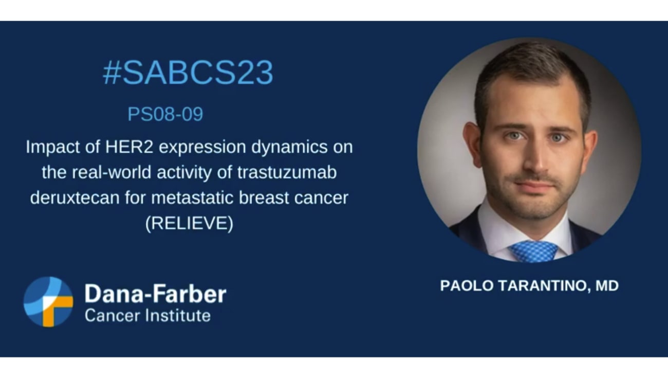Paolo Tarantino, MD Discusses RELIEVE Study - Dana-Farber
