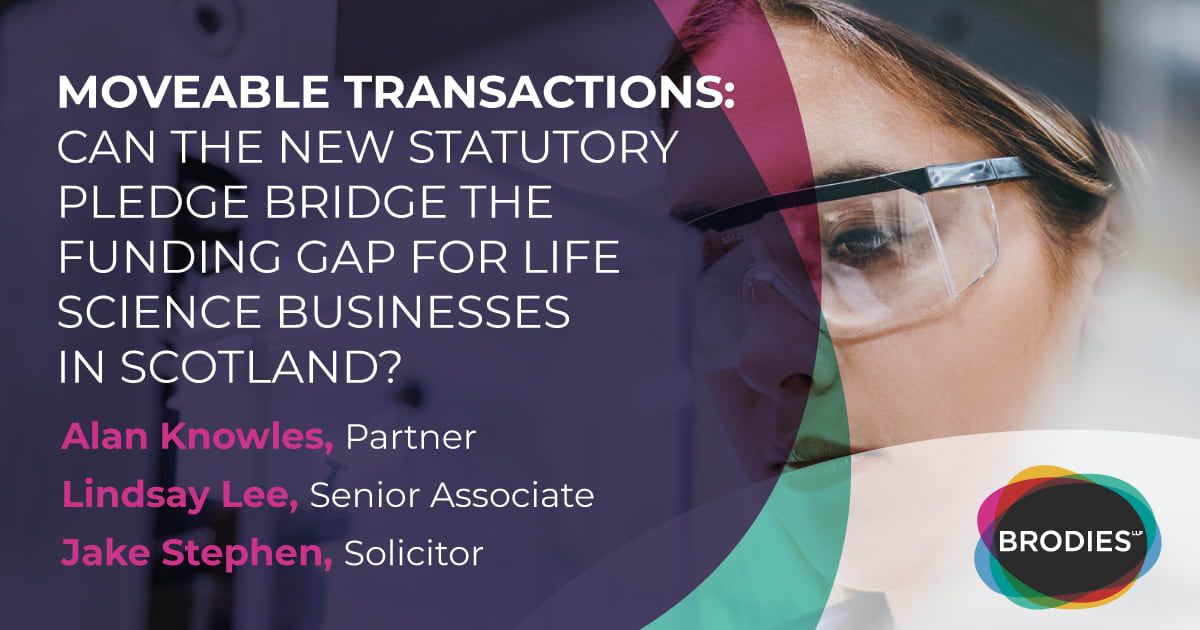 Moveable Transactions: Can the new statutory pledge bridge the funding ...