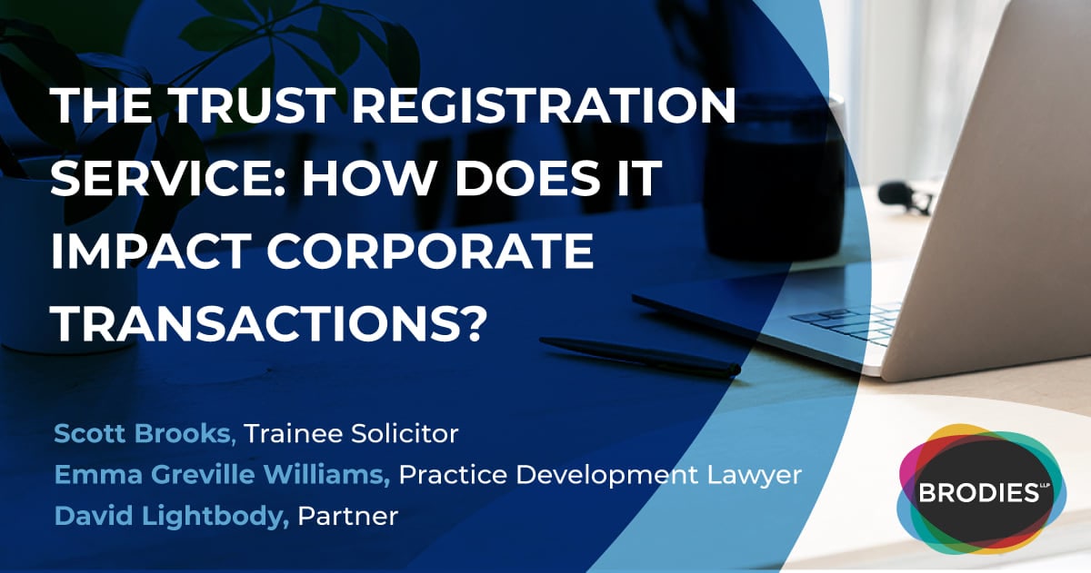 The Trust Registration Service: How does it impact corporate ...