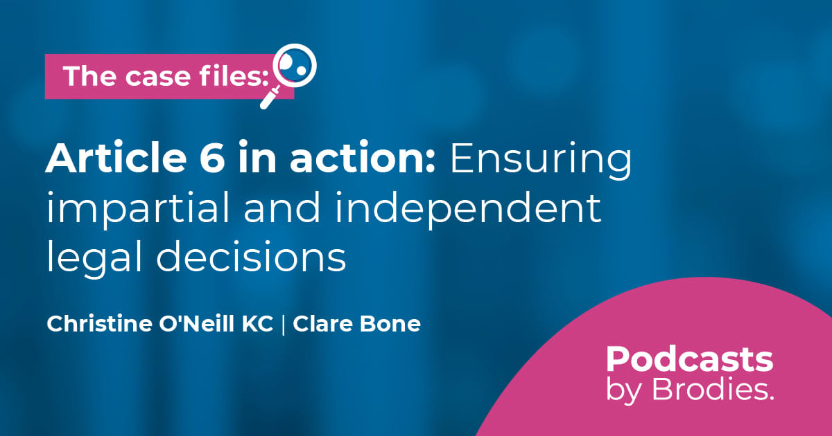 In this episode of The Case Files, Christine O'Neill KC and Clare Bone ...