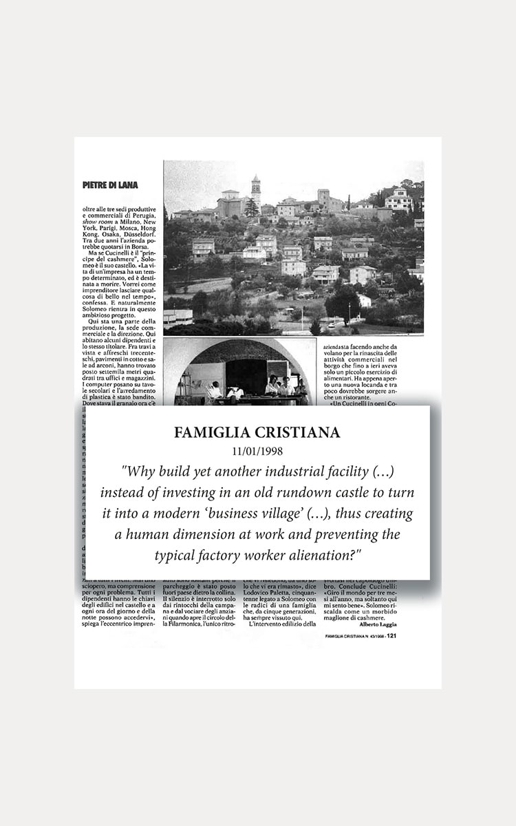 Solomeo, Hamlet of Cashmere and Harmony | Brunello Cucinelli