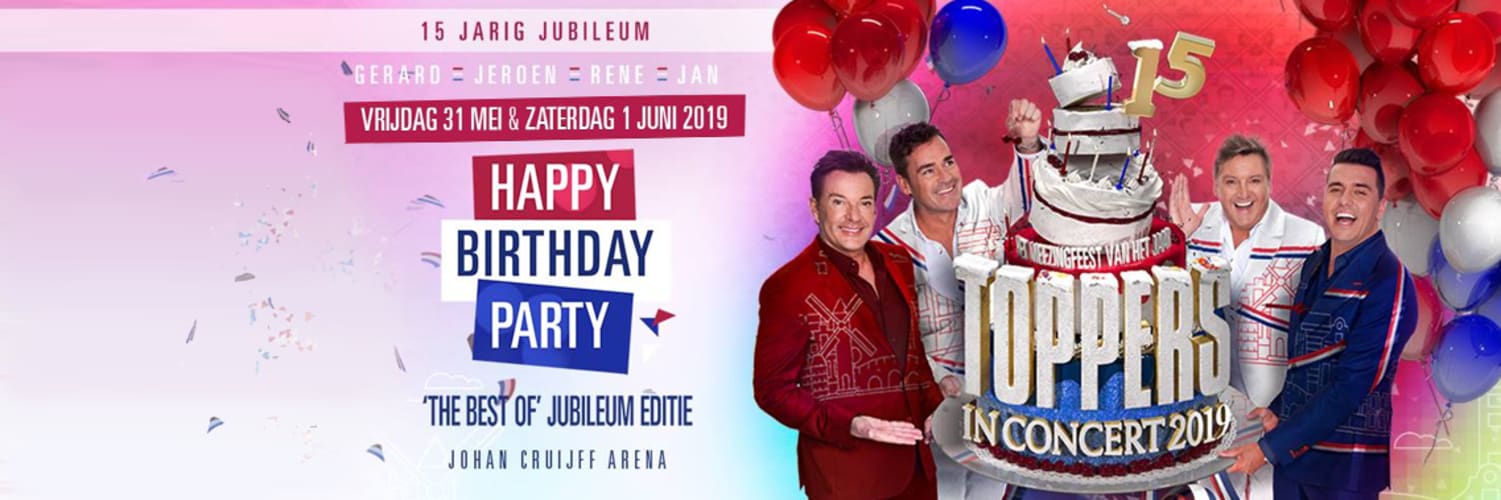 Toppers In Concert Concerten Tickets Bestellen - TopTicketShop.nl