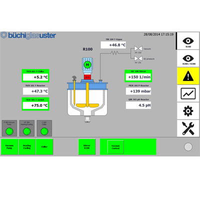 Filter reactors - Buchi FR 10, FR 30 & FR 50 - Buchiglas