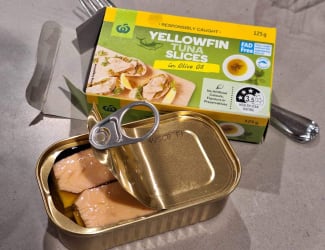 Woolworths Yellowfin Tuna Slices In Olive Oil 125g | bunch