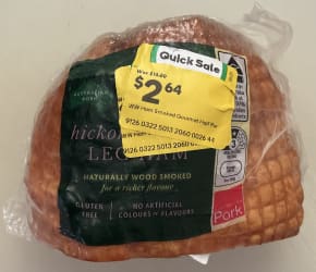 Woolworths Hickory Smoked Leg Ham 400g - 1.2kg | bunch