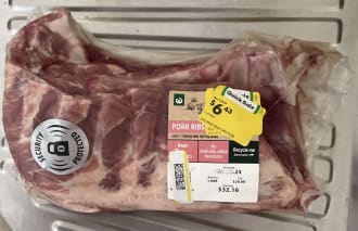 Woolworths Pork Ribs 600g - 1.9kg | bunch