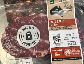 Woolworths Beef Rib Eye Bone In 230g - 500g | bunch