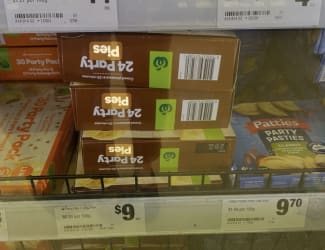 Woolworths Party Pies 24 Pack | bunch