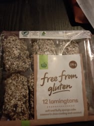 Woolworths Free From Gluten Lamingtons 12 Pack | bunch