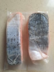 Woolworths Frozen Salmon Fillets Skin On 250g | bunch